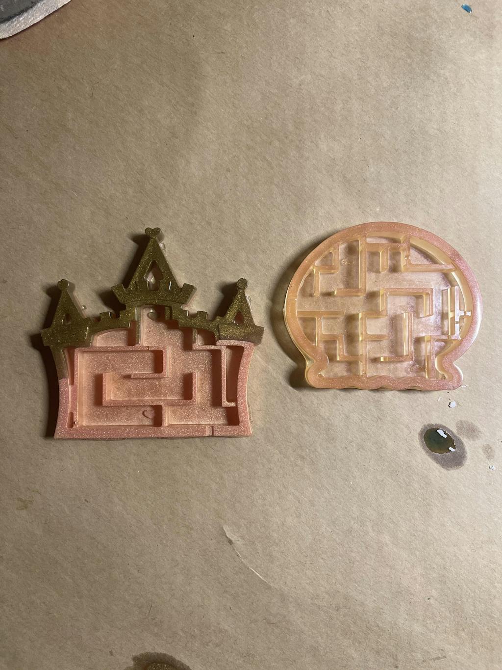 Maze Shaker Quicksand Epoxy Resin Silicone Molds Set with Beads, Seal ...