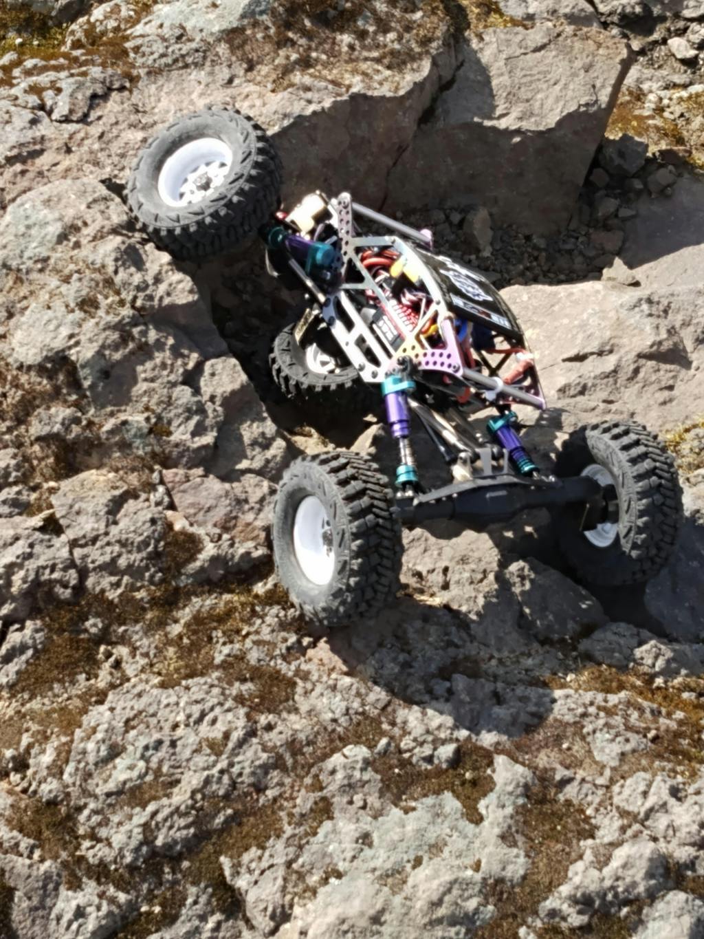 FURITEK BETTLE TITANIUM (RAINBOW) COMP CHASSIS FOR AXIAL UTB18 ...