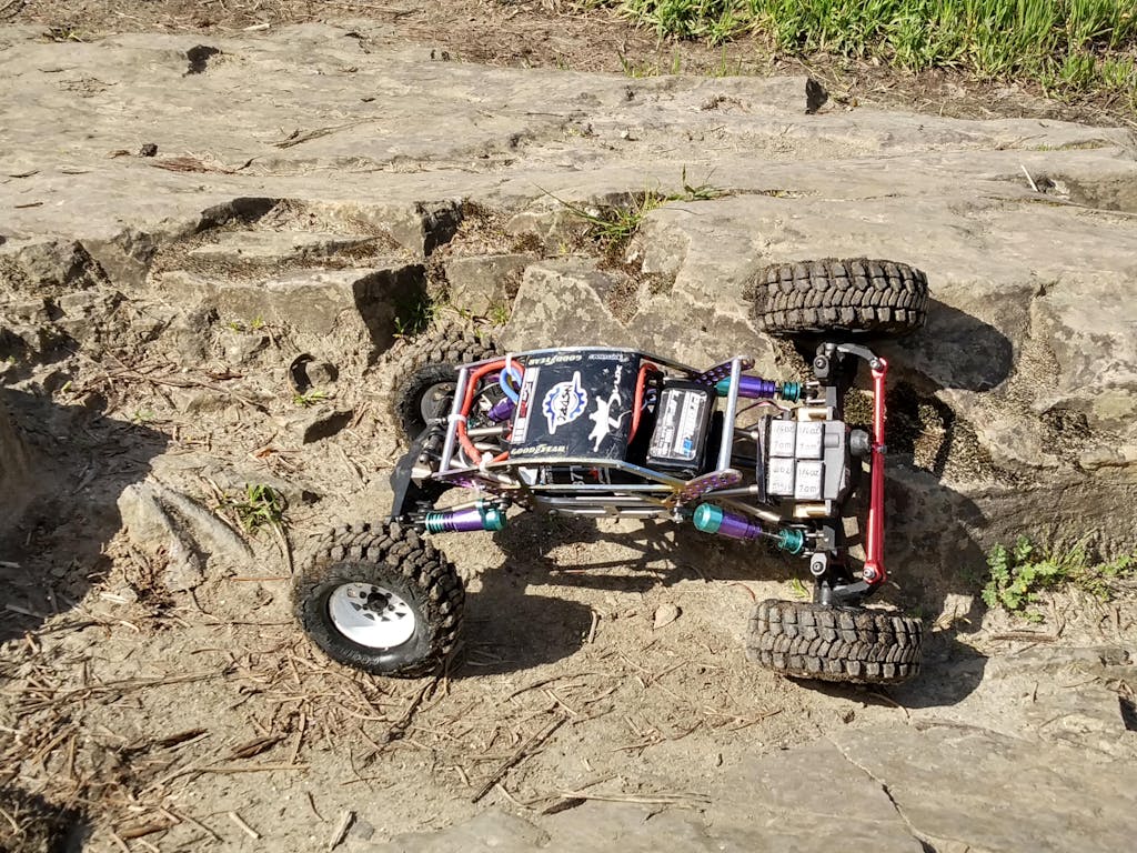 FURITEK BETTLE TITANIUM (RAINBOW) COMP CHASSIS FOR AXIAL UTB18 ...