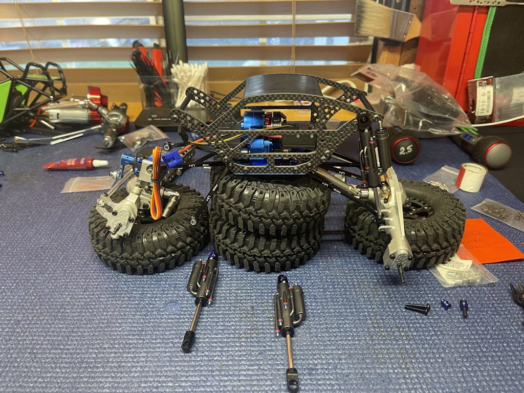 FURITEK BETTLE TITANIUM (RAINBOW) COMP CHASSIS FOR AXIAL UTB18 ...