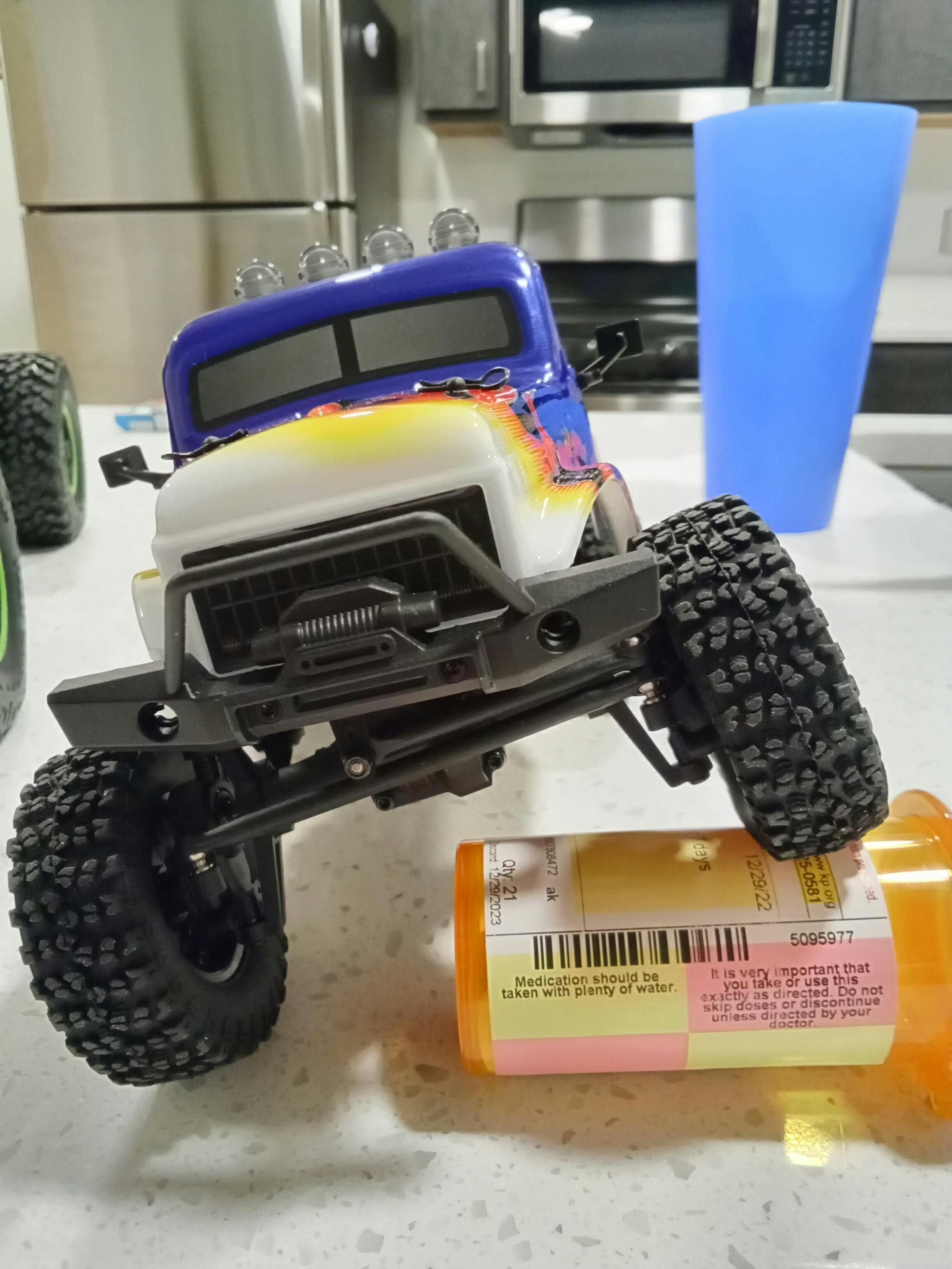 FURITEK FX118 FURY WAGON RTR BRUSHLESS 1/18 RC CRAWLER KIT (BLUE WITH ...