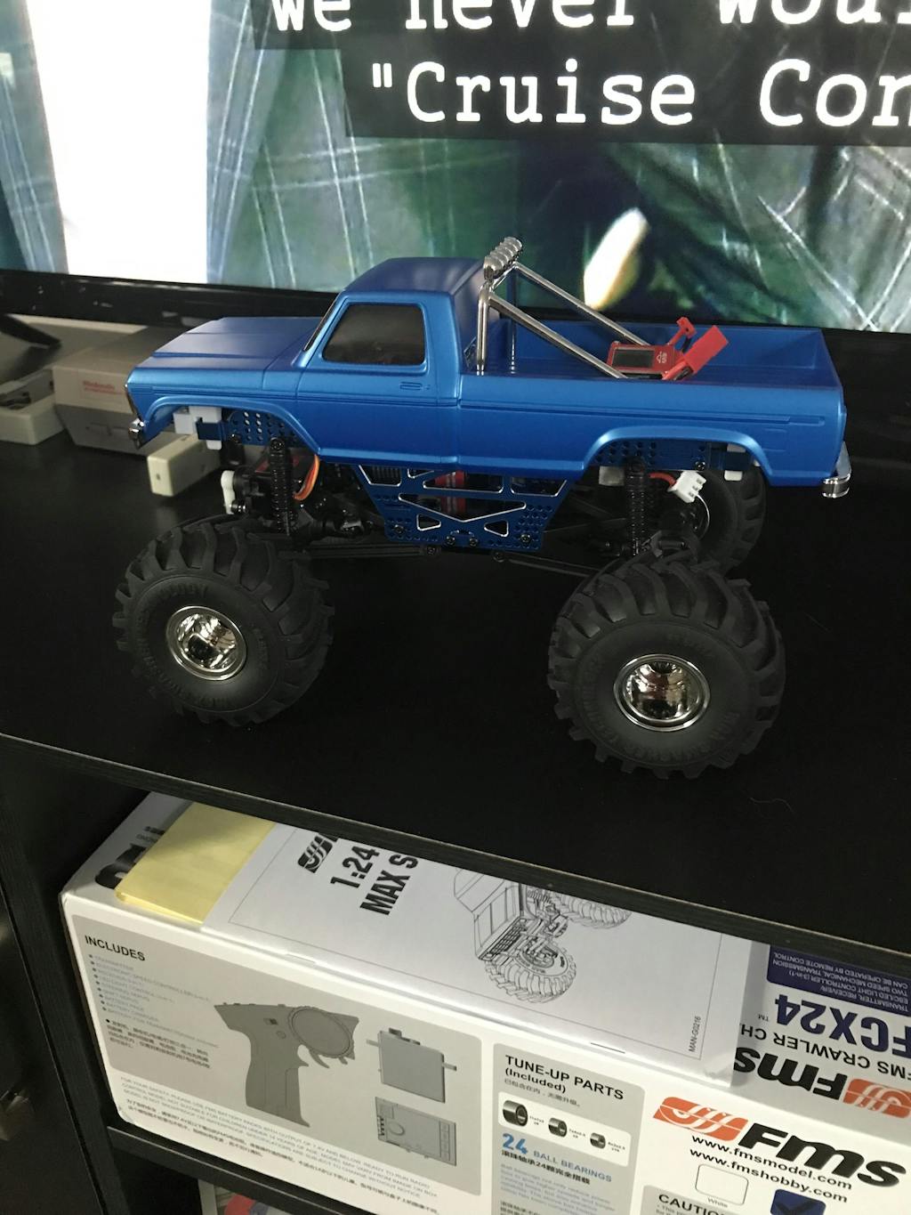 FURITEK RAMPART FRAME KIT FOR FCX24 MAX SMASHER ALUMINIUM BLUE PRO VER ...