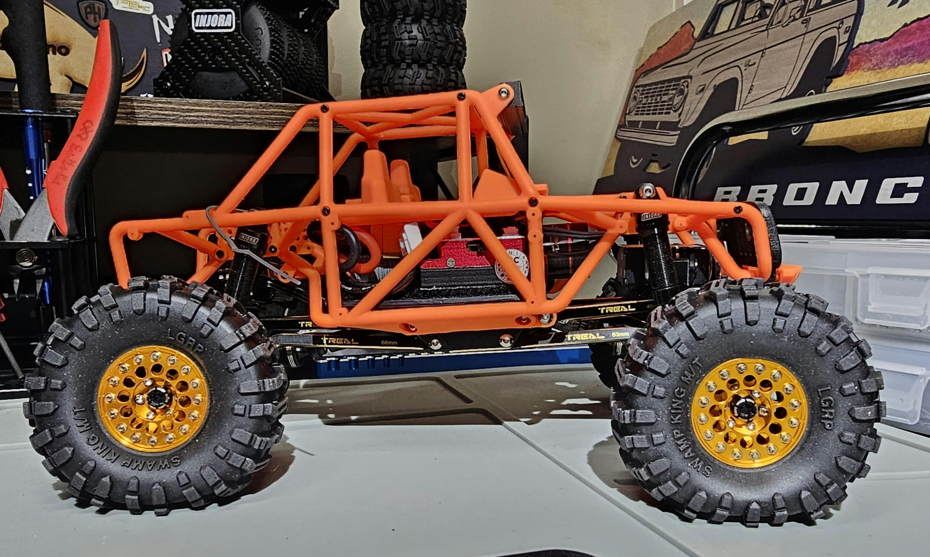 Furitek PYTHON PRO 40A/70A Brushed/Brushless Esc for 1/18 1/24 RC craw