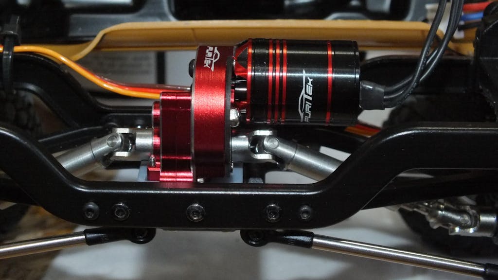 FURITEK MICRO STELLAR TRANSMISSION WITH CEDAR INRUNNER BRUSHLESS SETUP ...