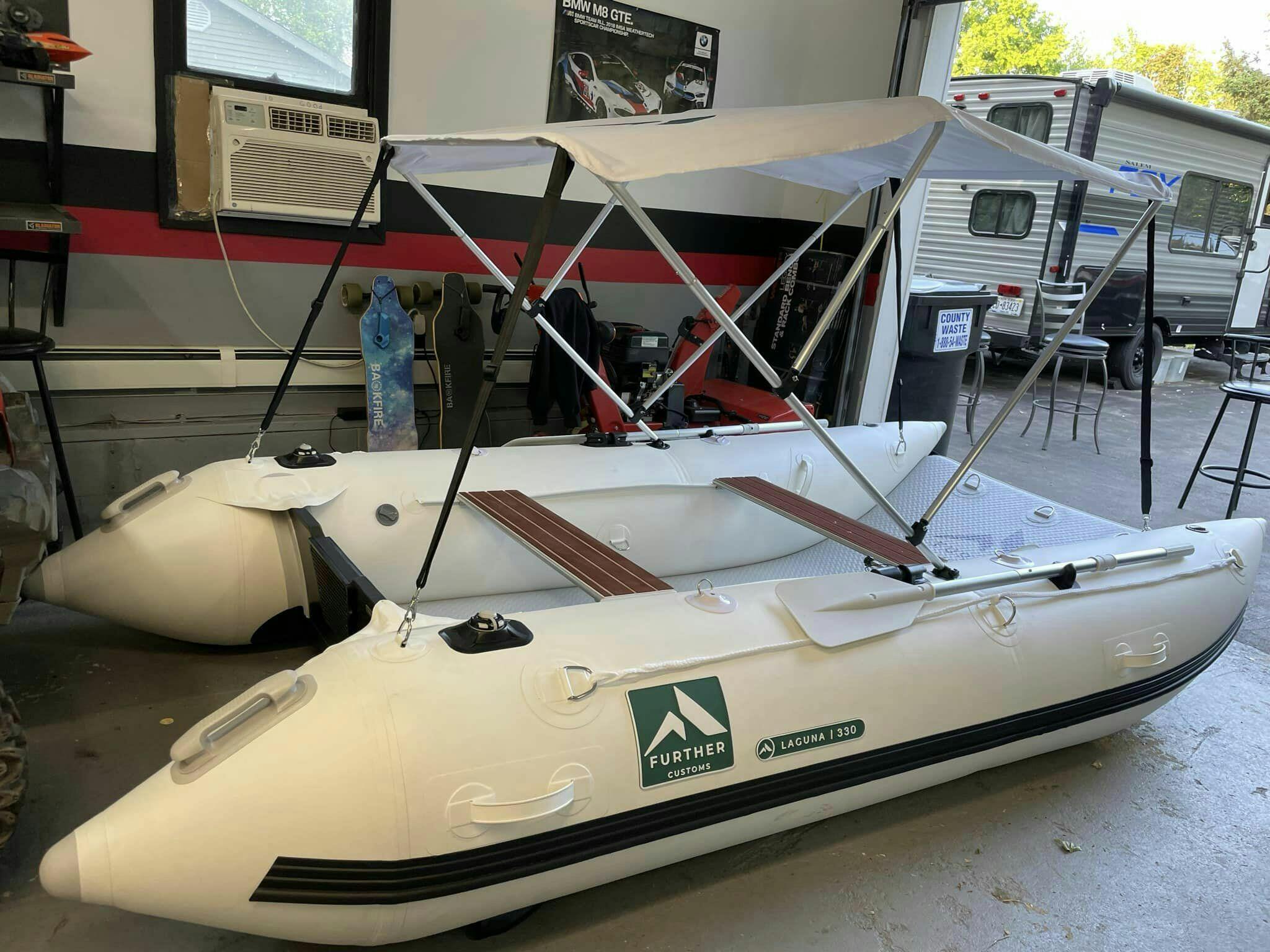 Further Customs - Laguna Inflatable Catamaran | Master the Seas