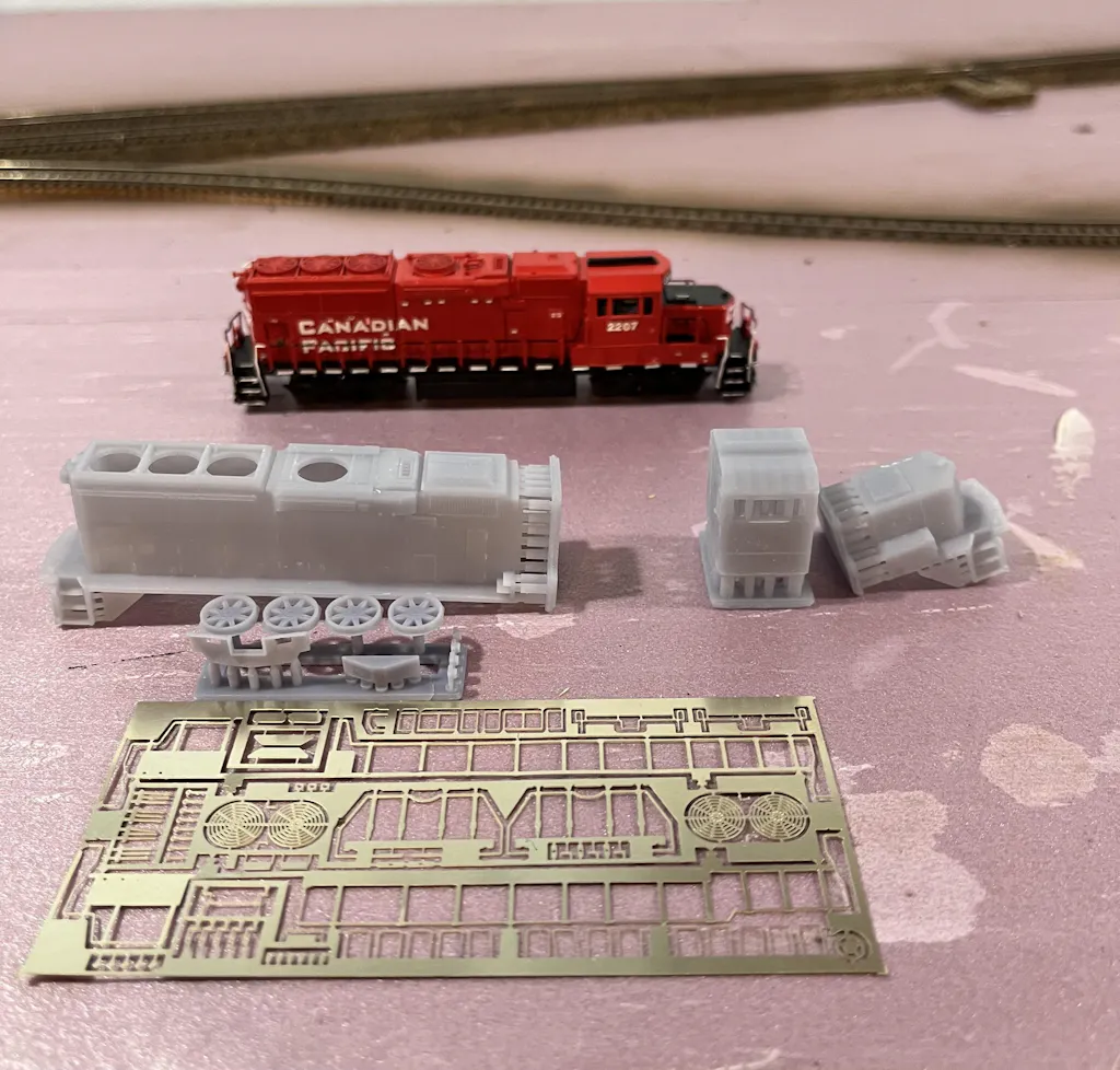 N Scale Canadian Pacific EMD SD GP ECO Rebuild Locomotive Decal Set ...