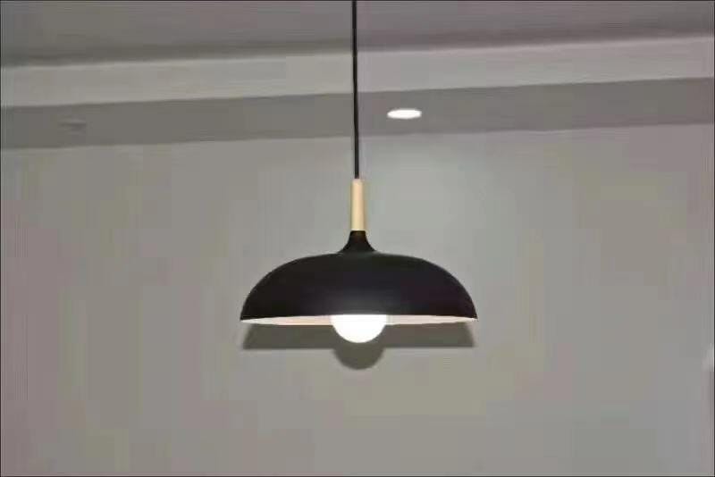 Minimalist Wood Plate Pendant Light – GabyBerg Design