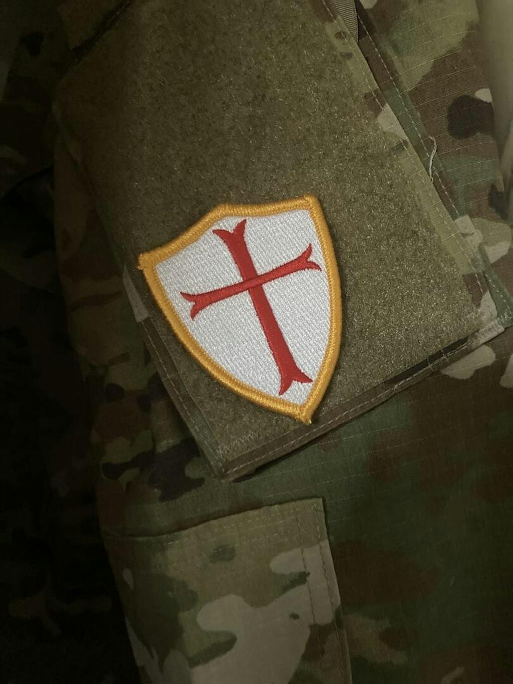 Crusader Cross Shoulder Patch - View Colors — Gadsden and Culpeper