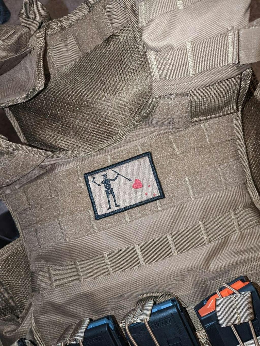 2"x3" Blackbeard Pirate Flag Tactical Patch — Gadsden and Culpeper