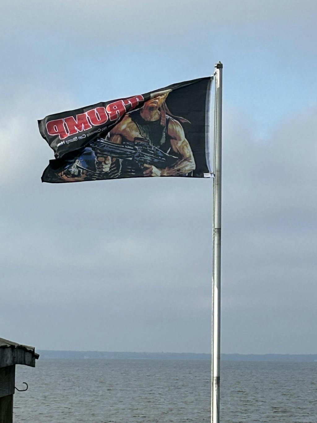 Trump Rambo 3x5 Super Poly Flag — Gadsden and Culpeper