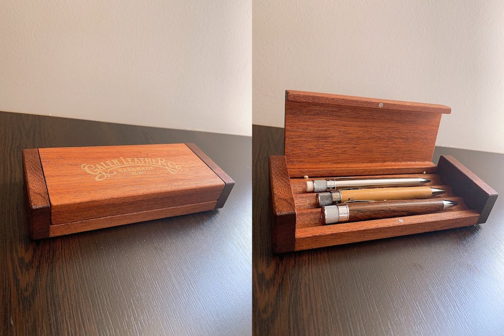 Wooden Pen Case - 100% Handcrafted in Turkey - Galen Leather