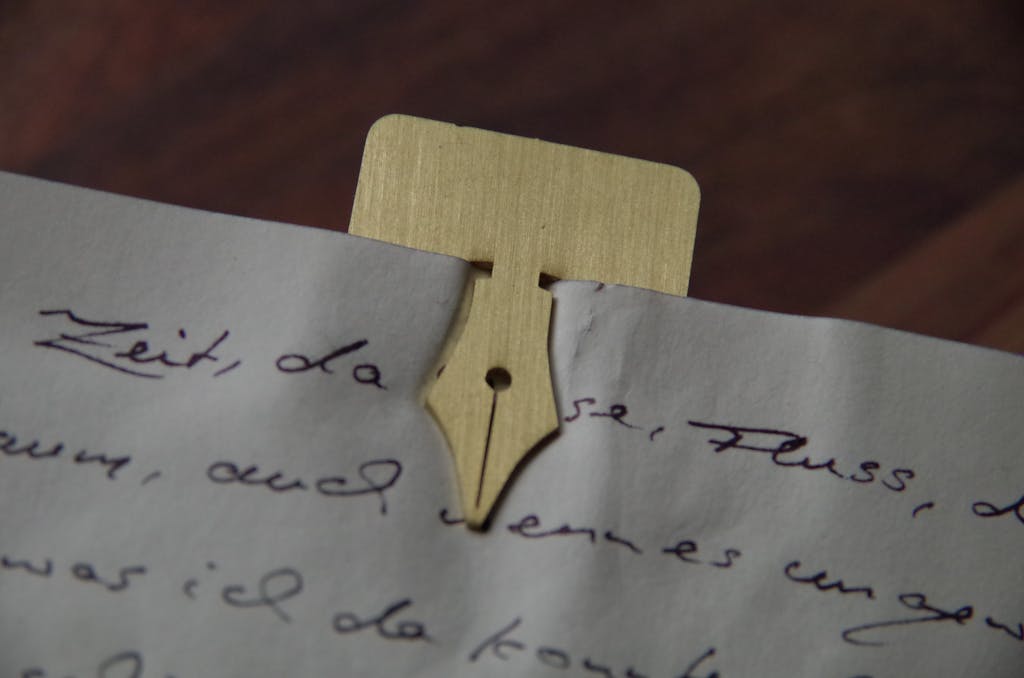 Fine Brass Paper Clip Set - 100% Handmade in Turkey - Galen Leather