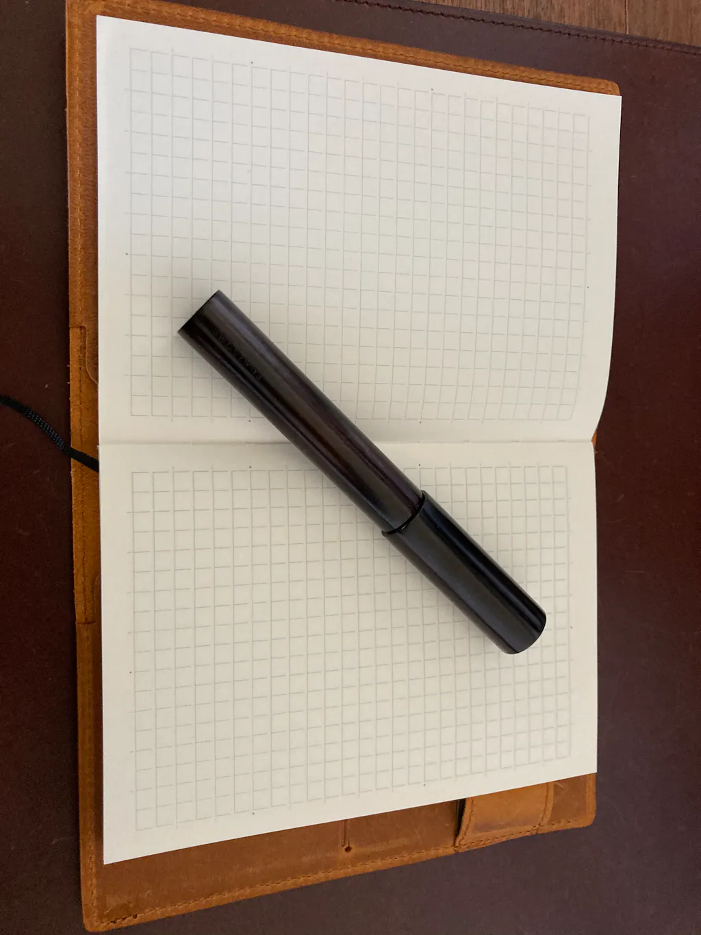 Crazy Brown Leather Slim A6 Notebook / Planner Cover - Galen Leather
