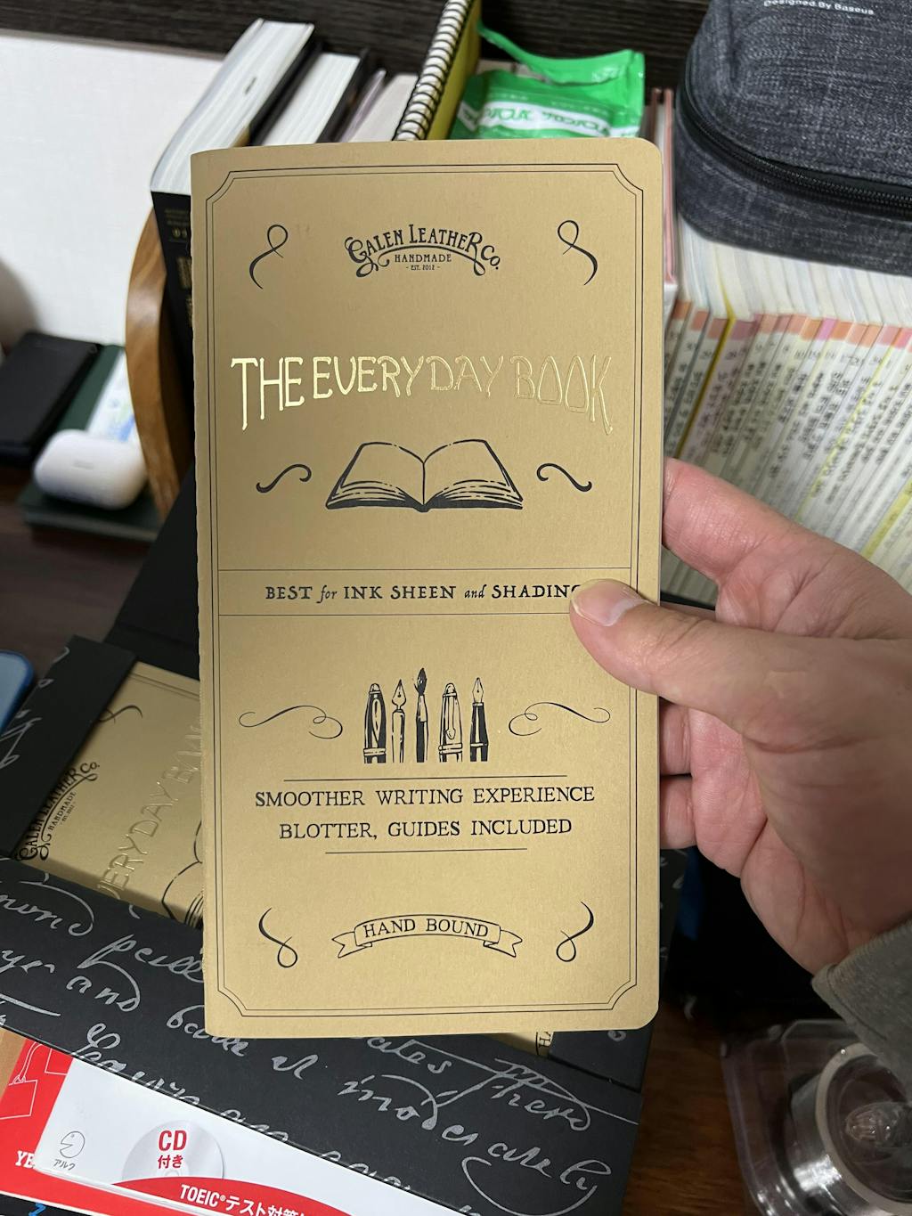 The EveryDay Book - Tomoe River Paper - Set of 3 - B5 Size - Galen Leather