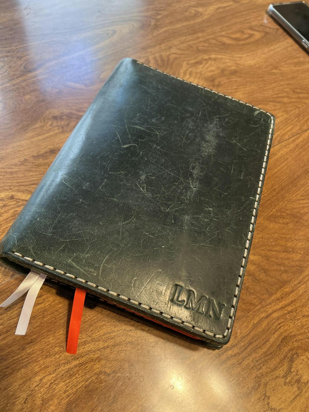 Leather Leuchtturm1917 A5 Notebook Cover - Brown - Galen Leather