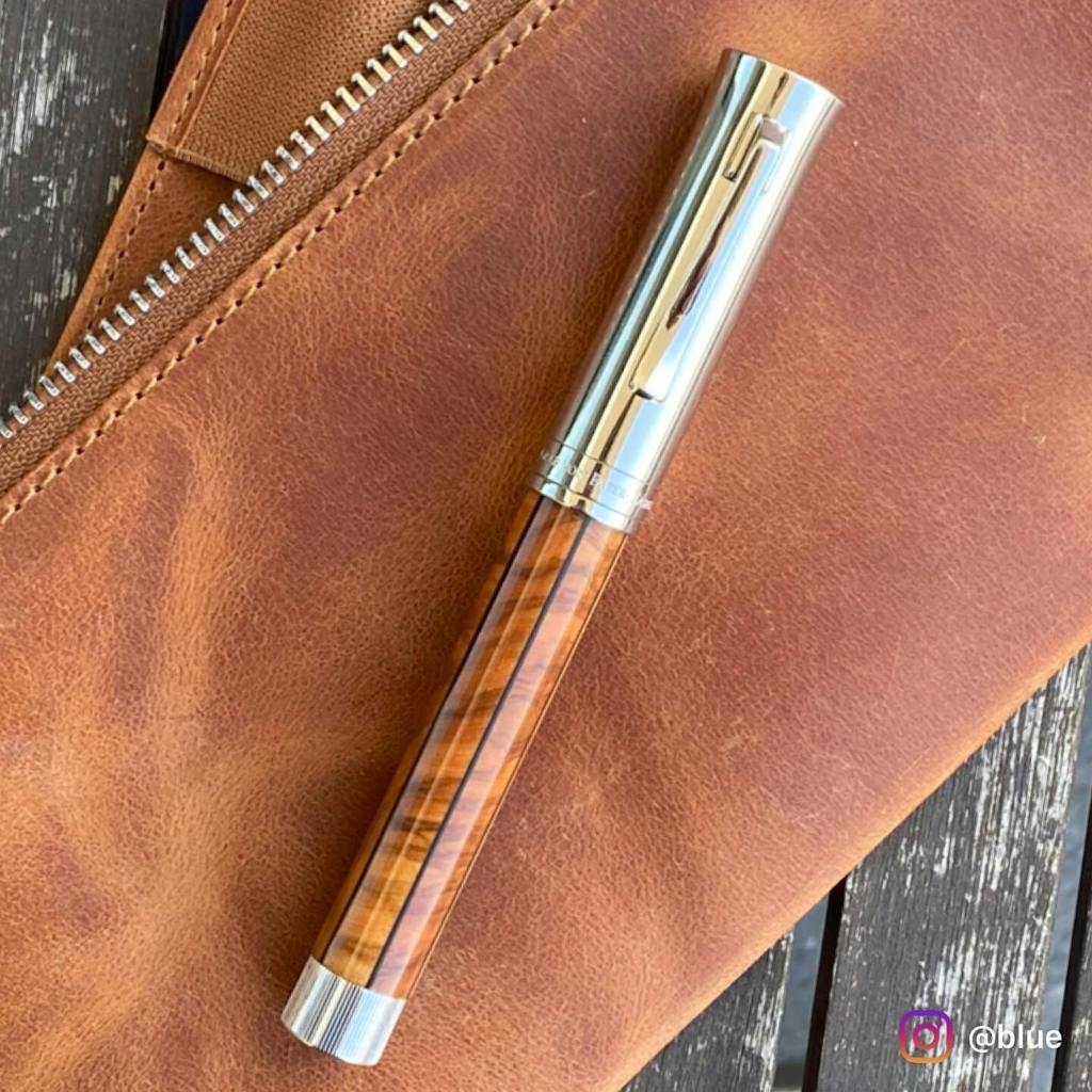 Slip-N-Zip 4 Slots Zippered Pen Pouch - Crazy Horse Forest Green ...