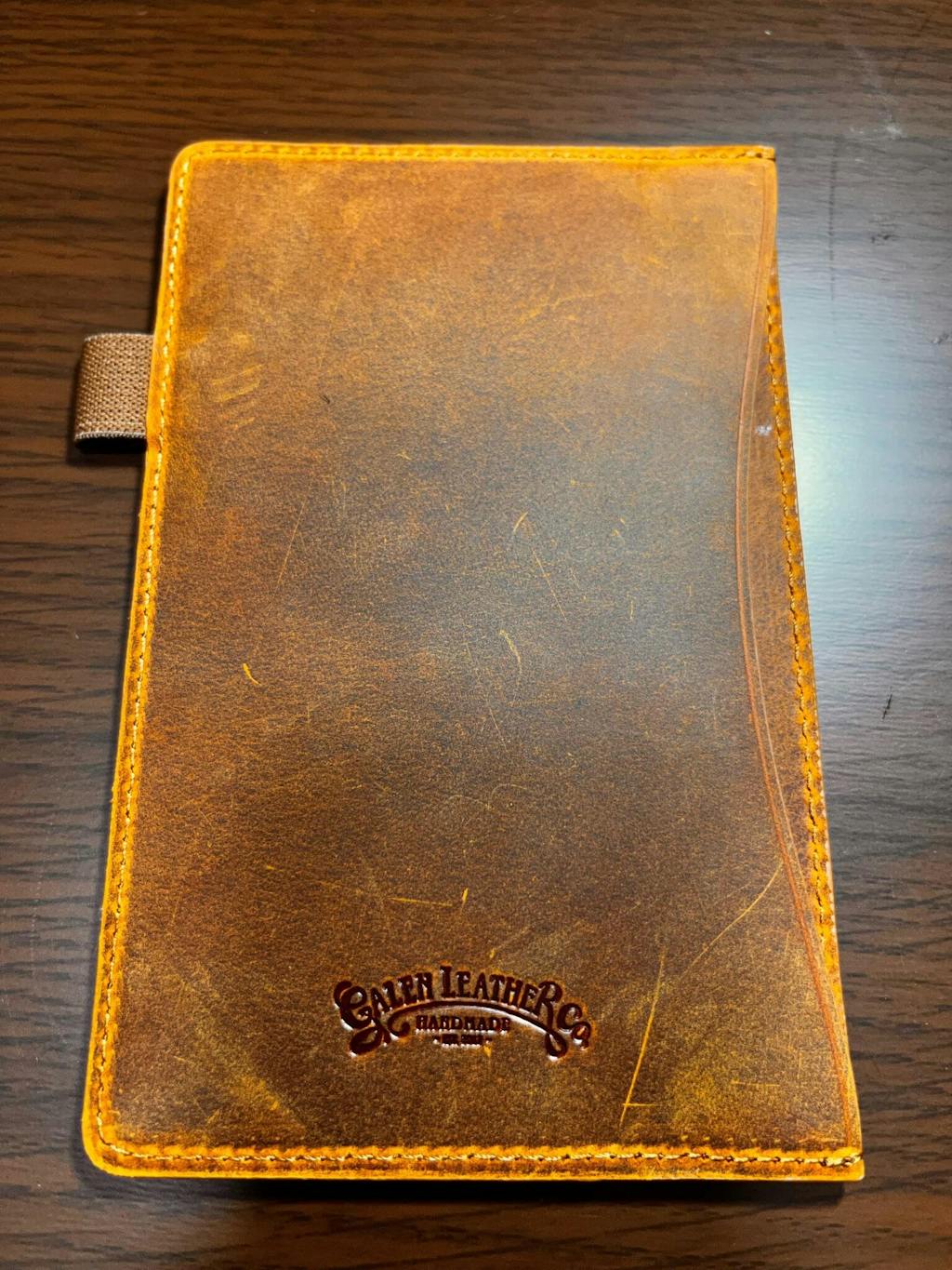 Leather Jotter Pad - Crazy Horse Brown | Galen Leather