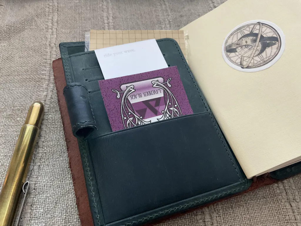Handmade Leather Wallet Insert - Regular Size - Crazy Horse Brown ...