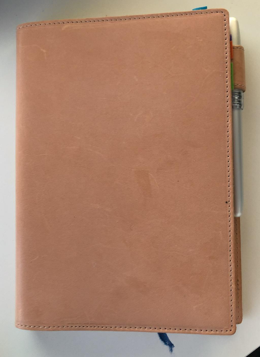 Leather Slim A5 Notebook / Planner Cover - Undyed | Galen Leather