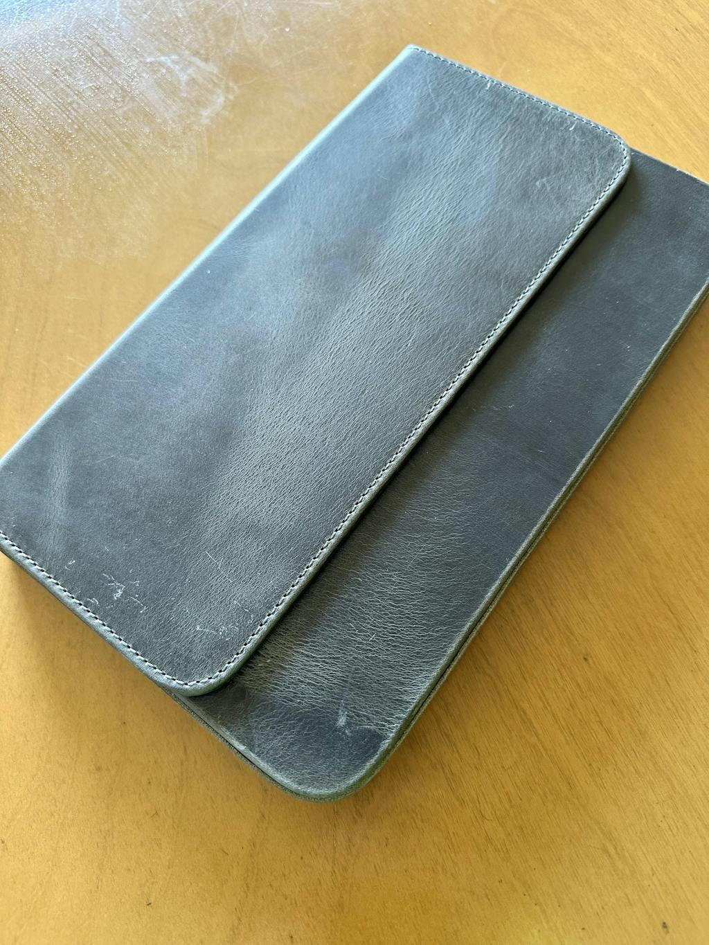 Handmade Green Leather 6 Slots Hard Pen Case for Fountain Pens - Galen ...