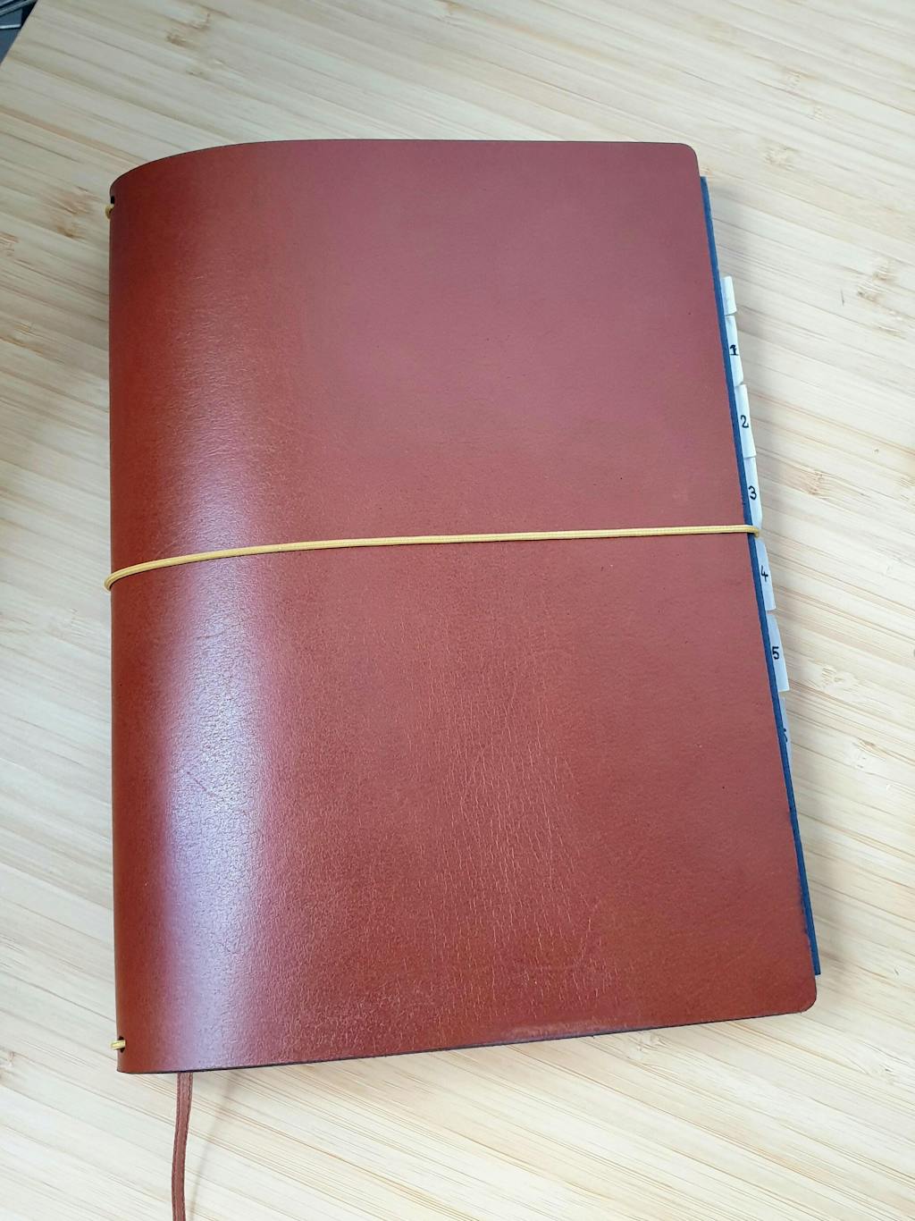 Traveler's Notebook Leather Cover - Crazy Horse Tan - Galen Leather