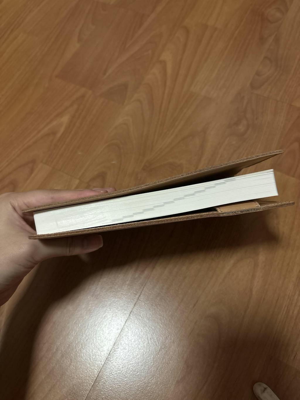 Undyed Leather Slim B6 Notebook / Planner Cover - Galen Leather