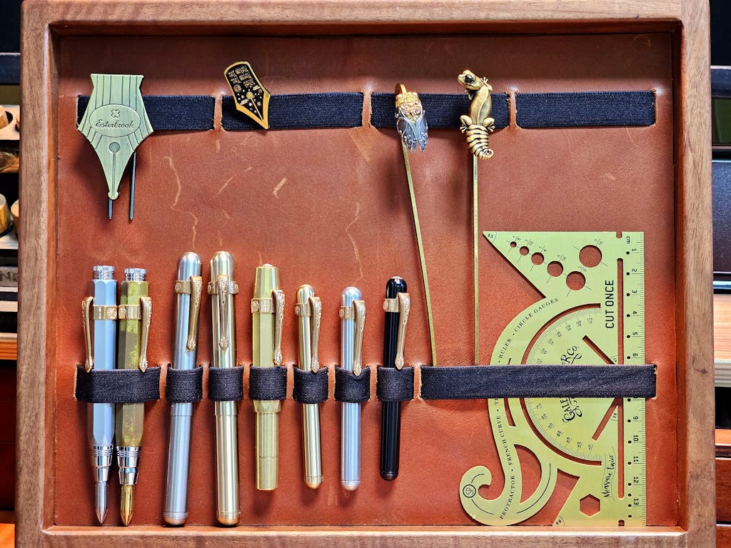 The Writing Box - Portable Wooden Writing Desk - Galen Leather