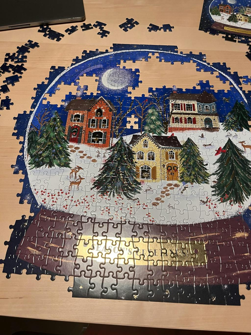 Winter Snow Globe 500 Piece Jigsaw Puzzle | Galison
