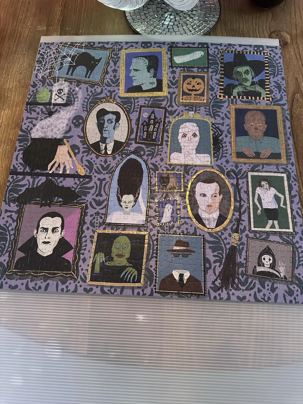 Spooky Portraits 500 Piece Foil Puzzle | Galison