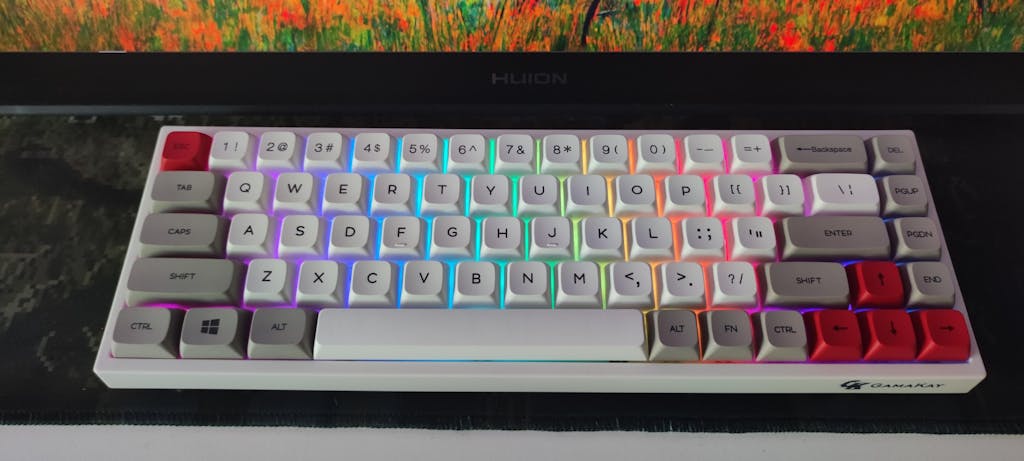 Gamakay TK68 65% Triple Mode RGB Mechanical Gaming Keyboard with XDA P