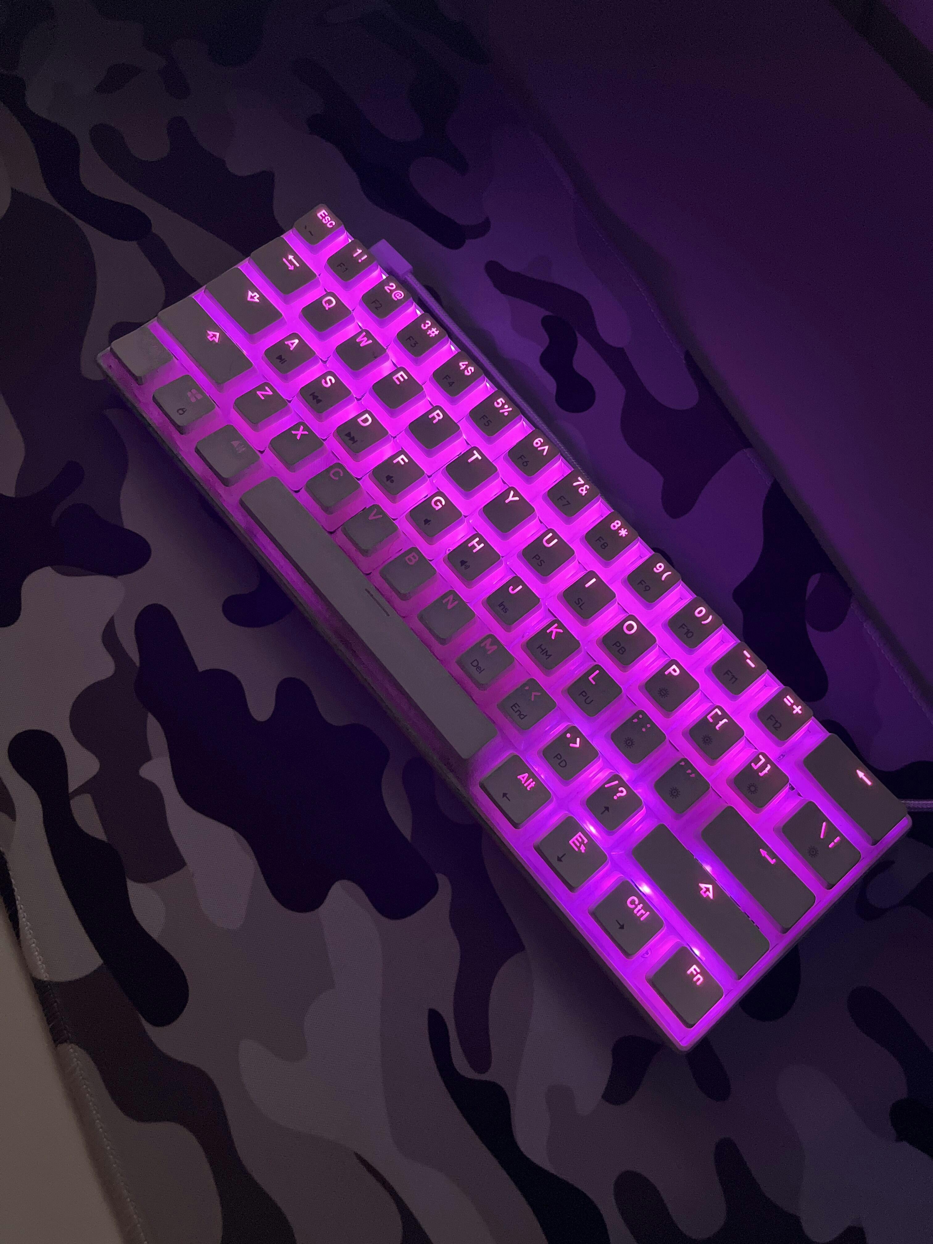 Gamakay MK61 60% Mechanical Keyboard with Pudding Keycaps