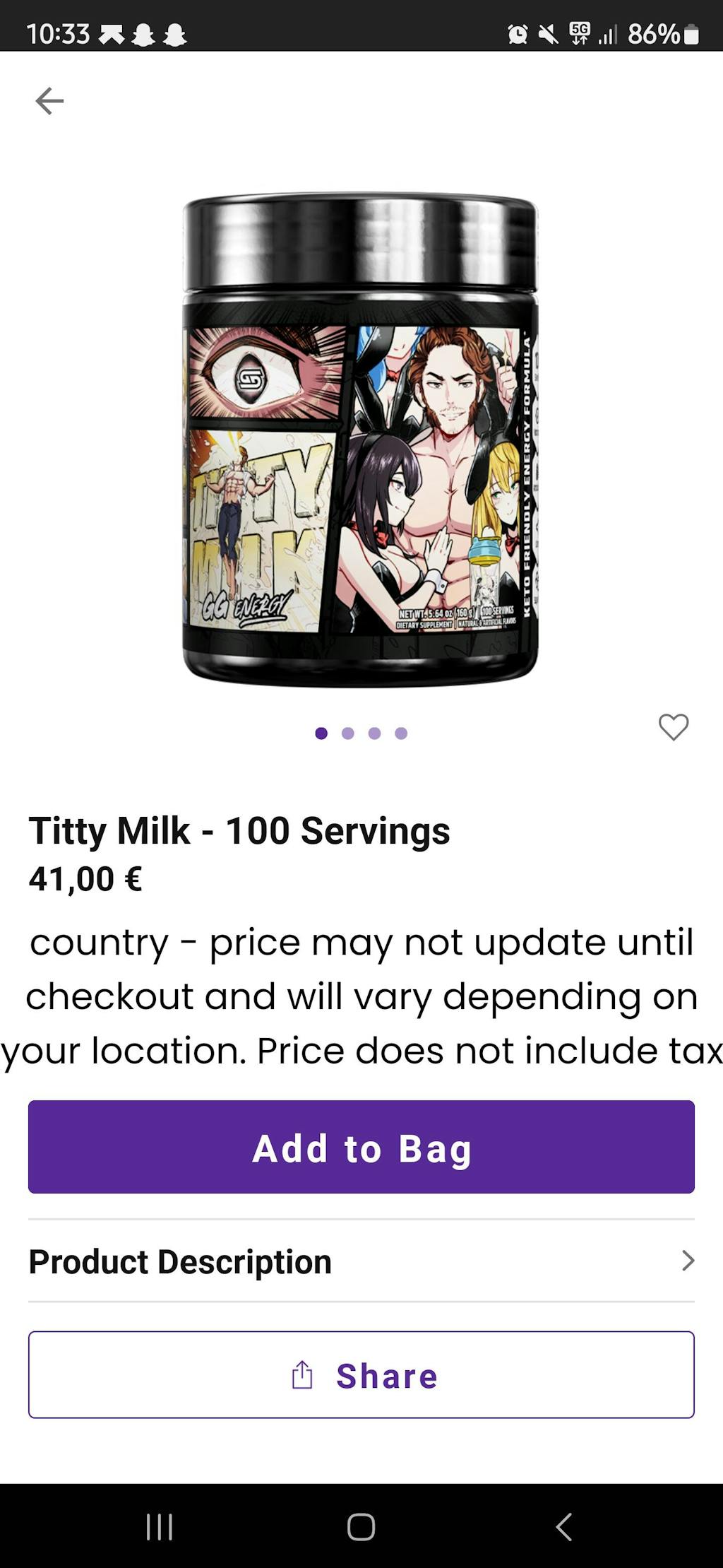 Titty Milk 100 Servings Gamer Supps Reviews On Judgeme