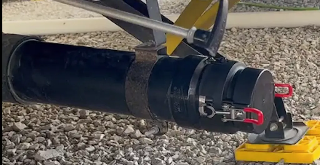 RV Sewer Hose Connector with Clamp-lock System