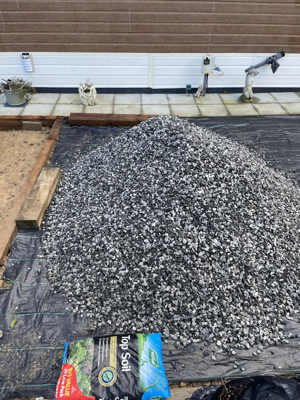 20mm Black Ice Gravel - Free Local Bulk Bag Delivery – Gardenscapedirect