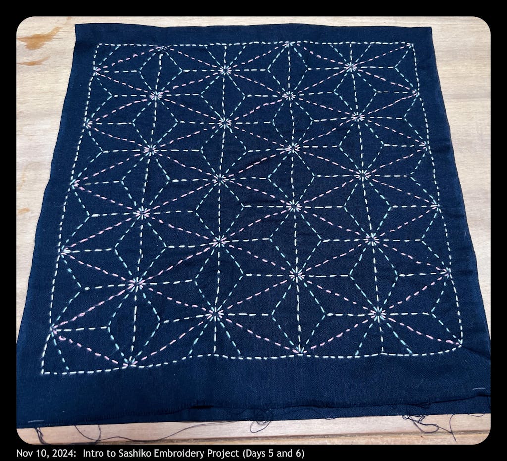 Sashiko Embroidery – gather here online
