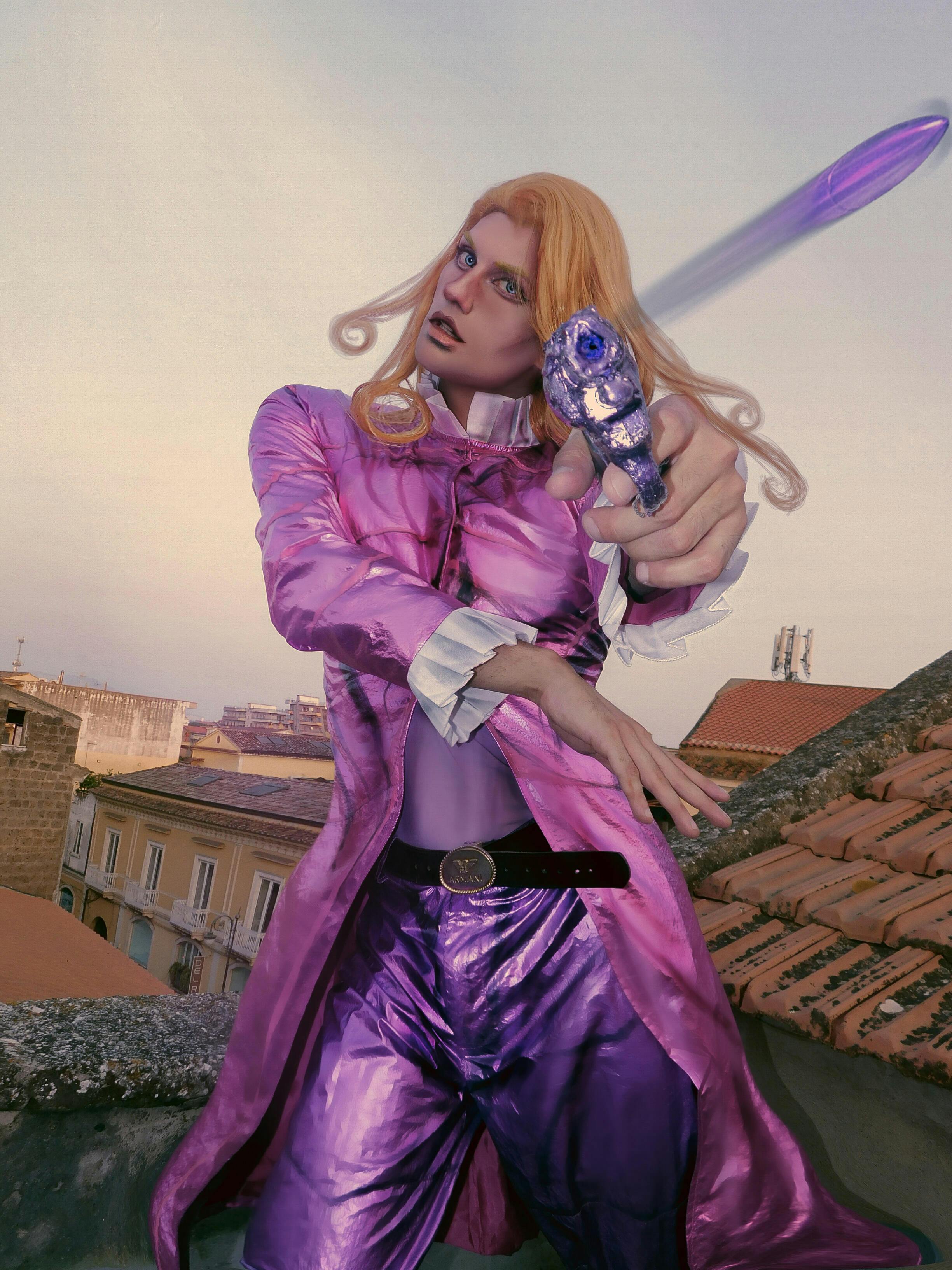 Jojos Bizarre Adventure Steel Ball Run Funny Valentine Pink Cosplay Gcosplay