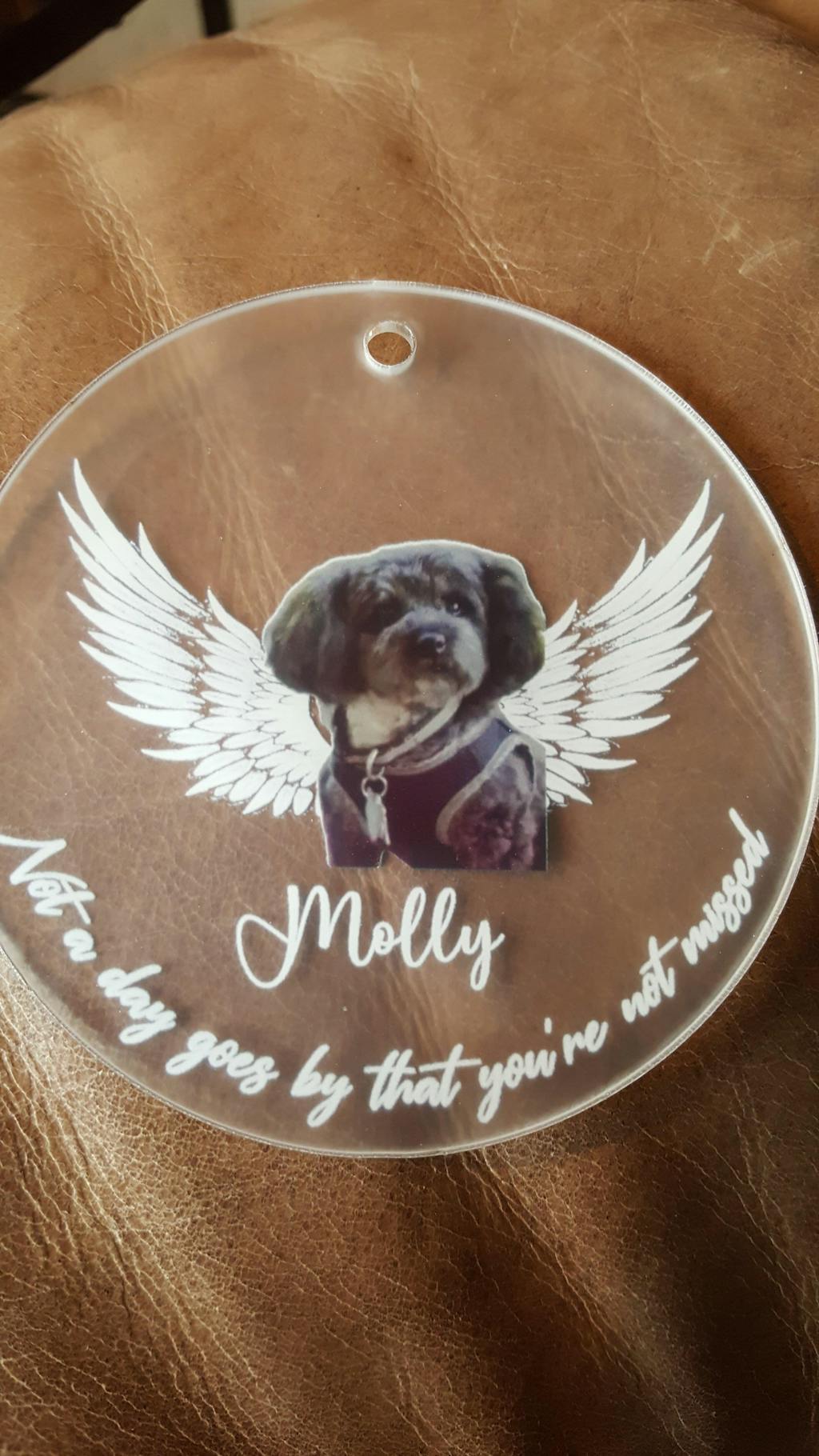 Customized Your Photo Ornament - Personalized Photo Mica Ornament - Christmas Gifts For Pet ...