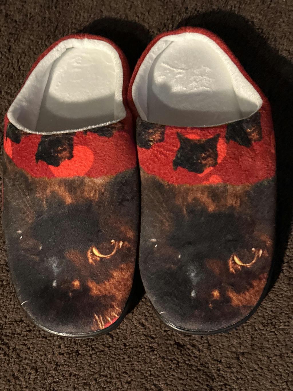 Plush Slippers Custom face Photo Dog Cat N369 HN590 120728 — GeckoCustom