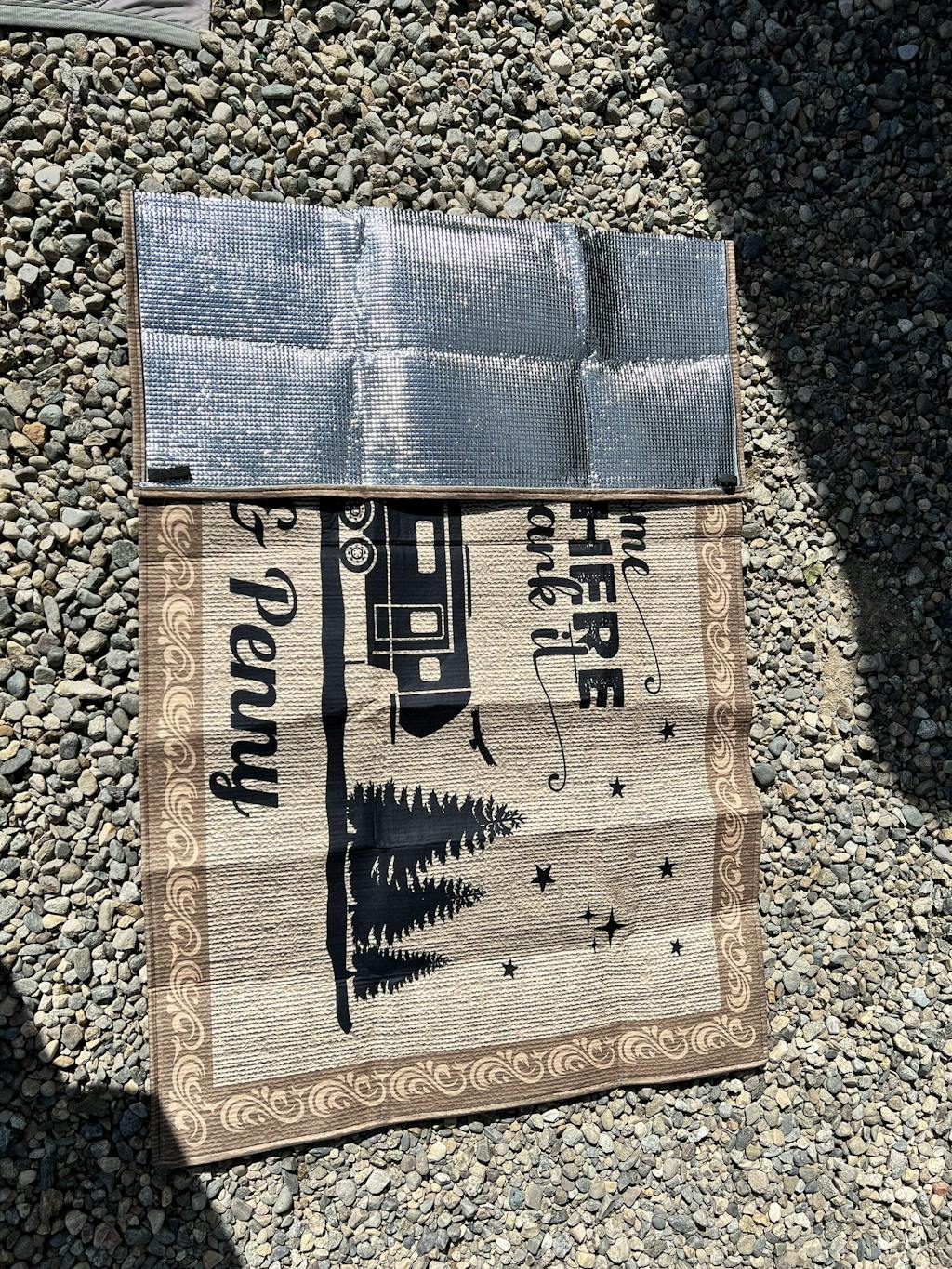 Happy Campers Camping Patio Rug, Patio Mat K228 888480 - GeckoCustom