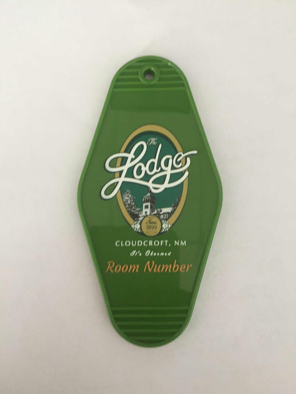 Custom Gold Foil Stamped Vintage Plastic Hotel Motel Key Tag Keychains ...