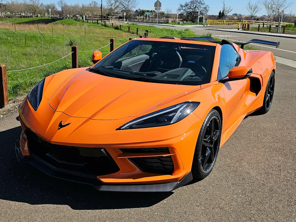 Pure Perf High Wing Carbon Fiber Z06 Style for C8 Corvette Base / Z51 ...