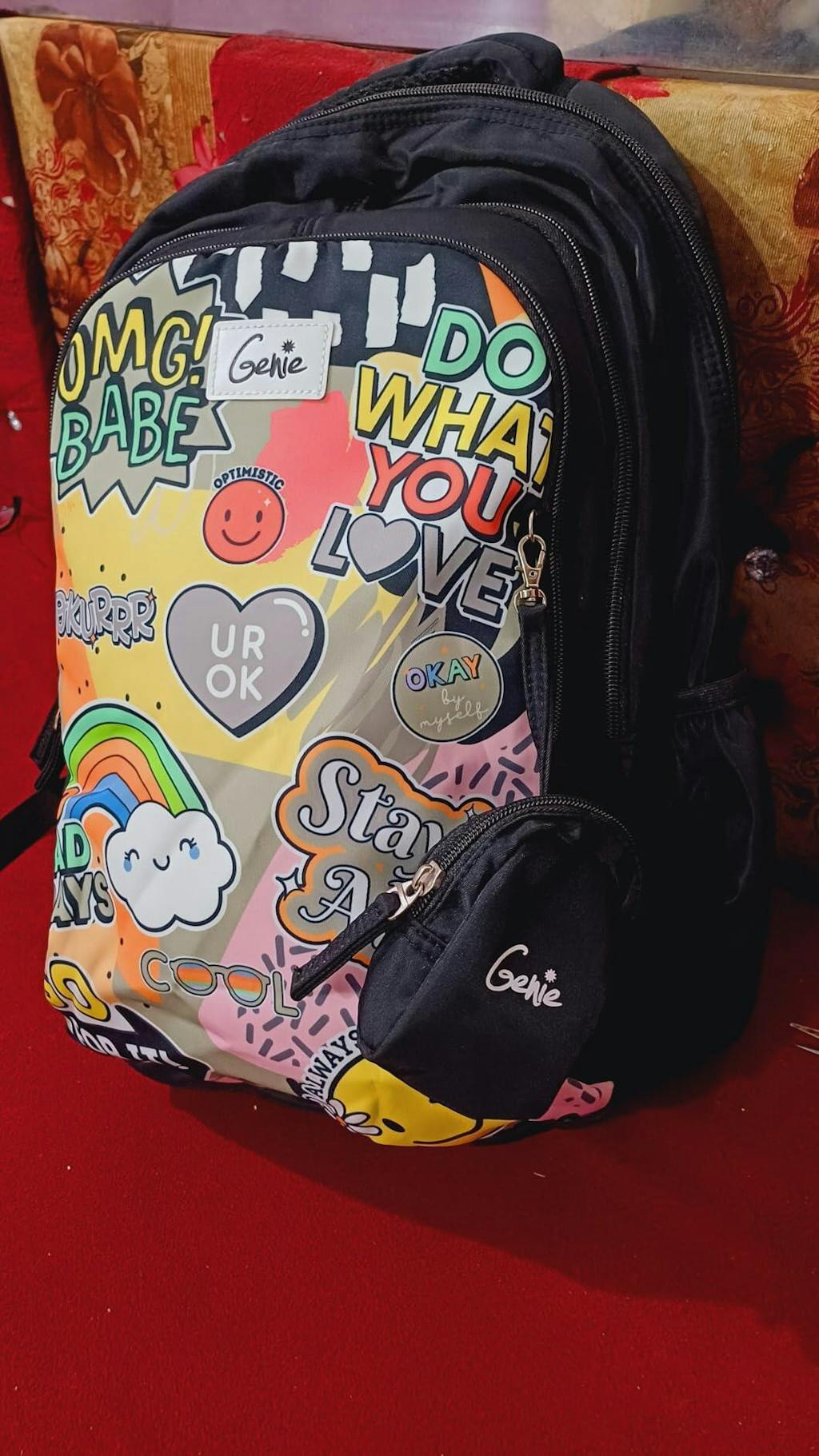 Buy Genie Cool 36L Black School Backpack Online