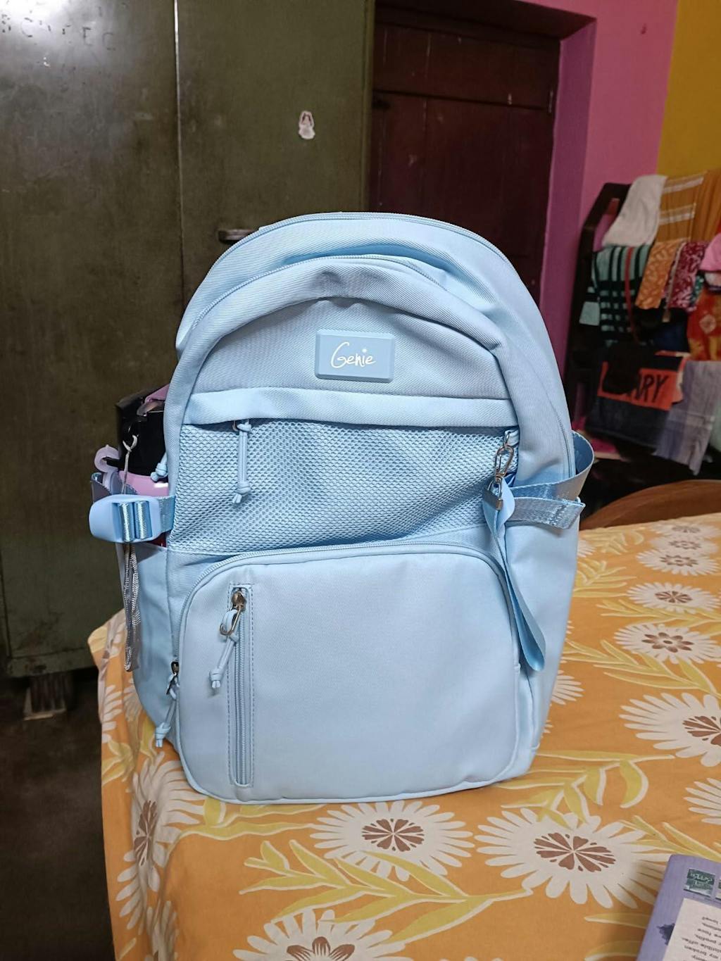 Buy Genie Berry 16L Pink Laptop Backpack Online