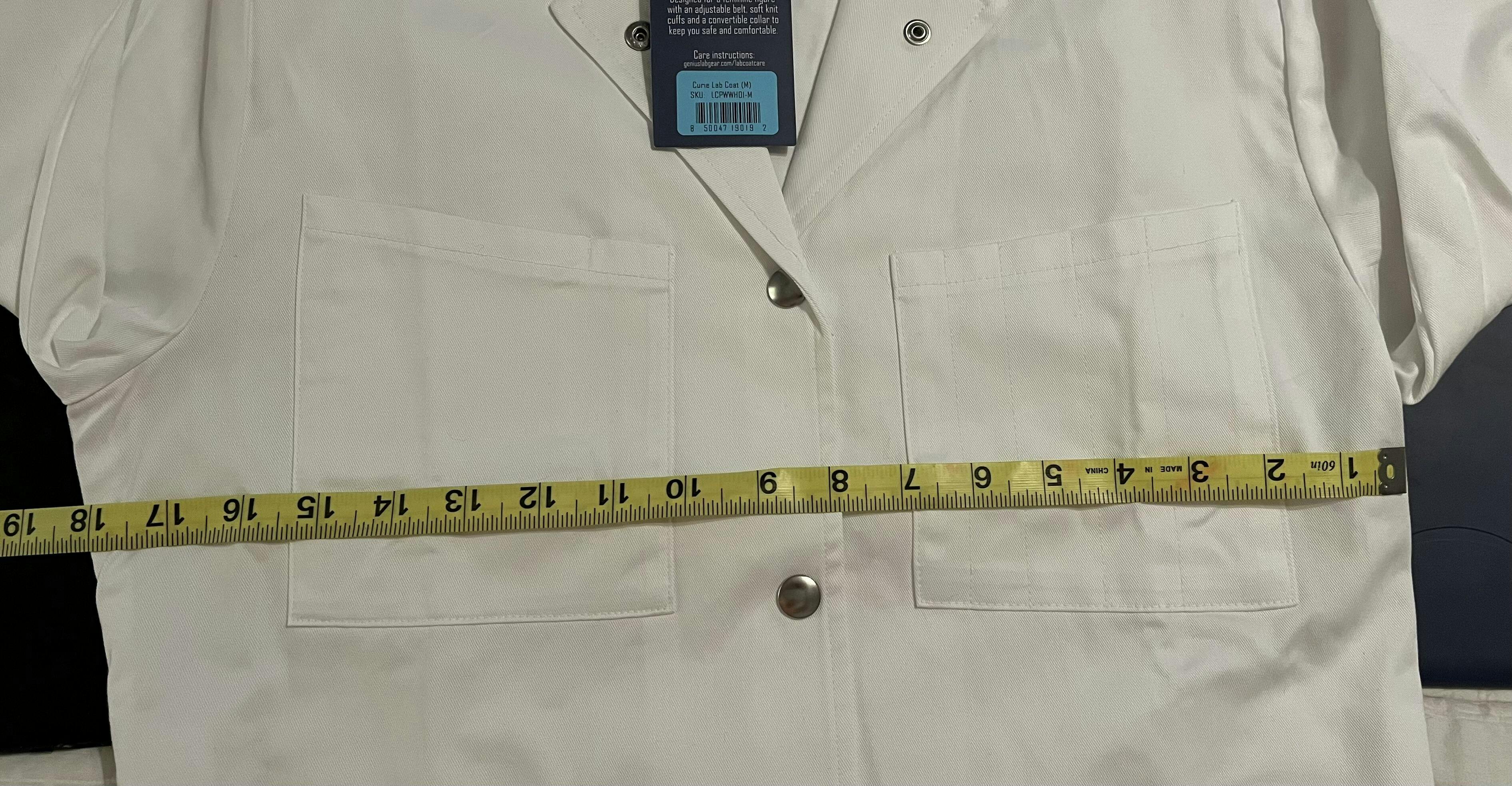 The "Curie" Women's Cotton Lab Coat - Genius Lab Gear