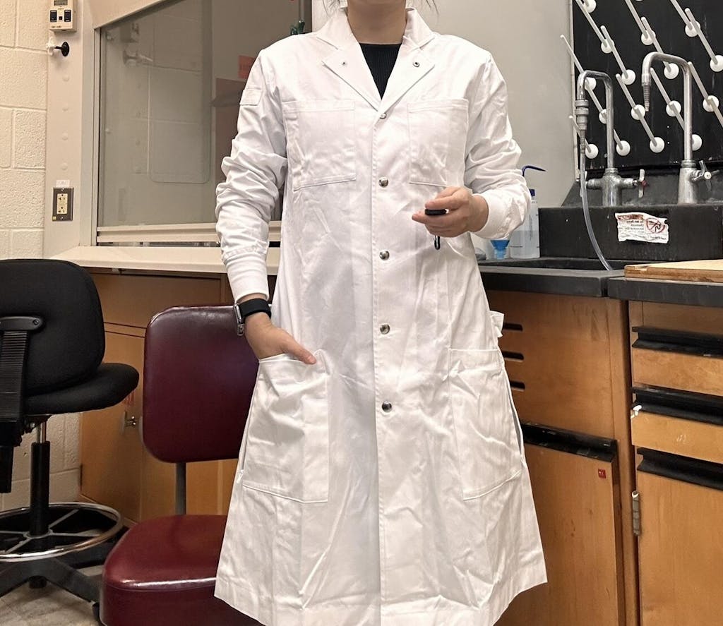 The "Curie" Women's Cotton Lab Coat - Genius Lab Gear