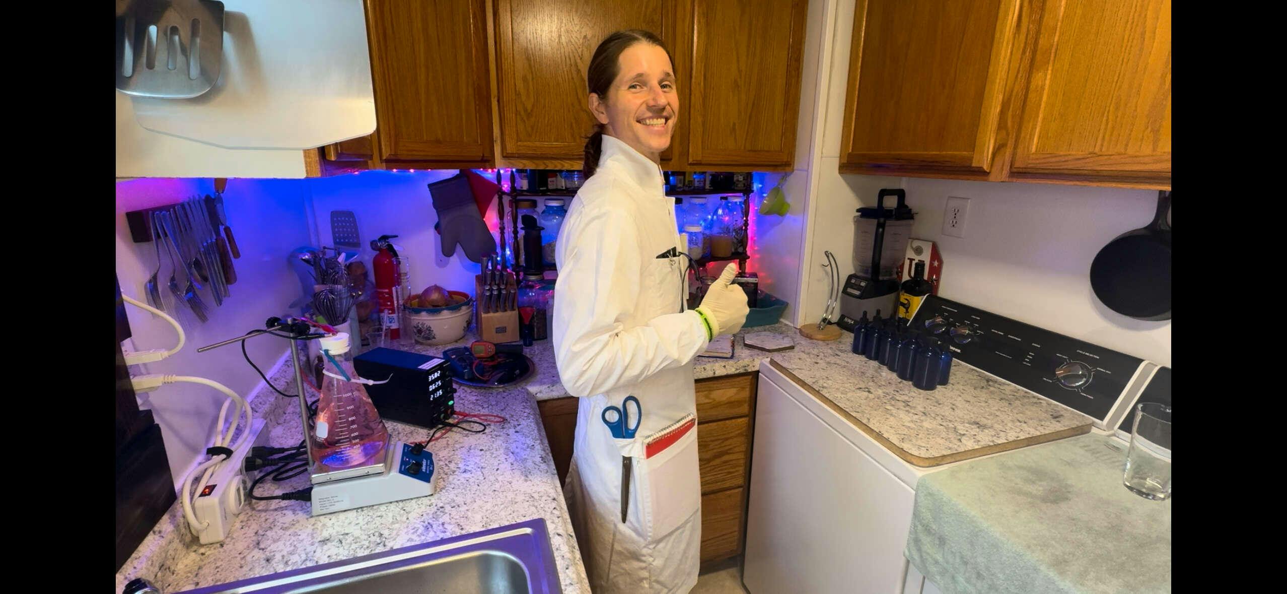 The "Louis" Men's Cotton Scientist Lab Coat - Genius Lab Gear