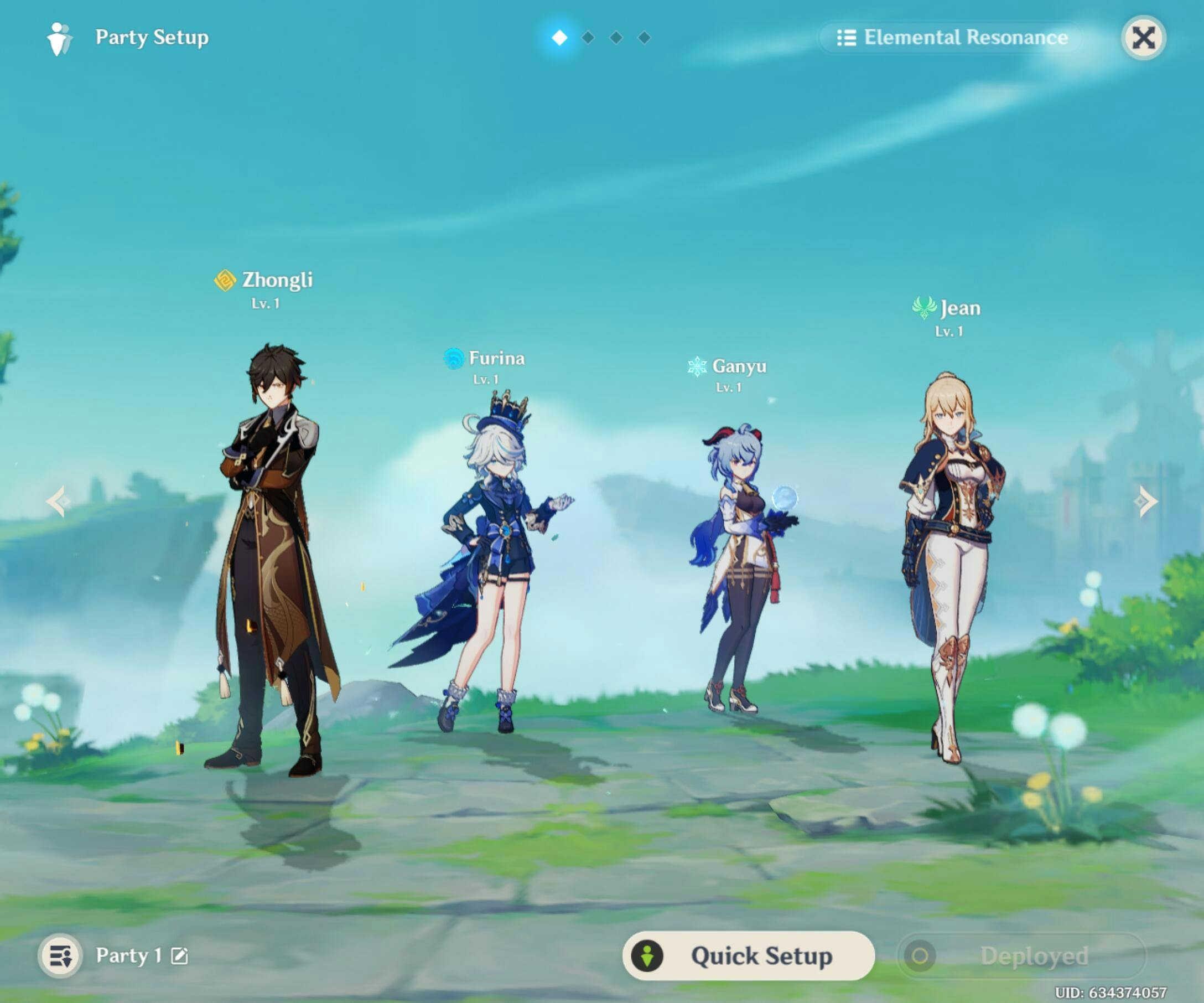 Genshin Impact Custom Dream Starter Account – Genshin Accounts