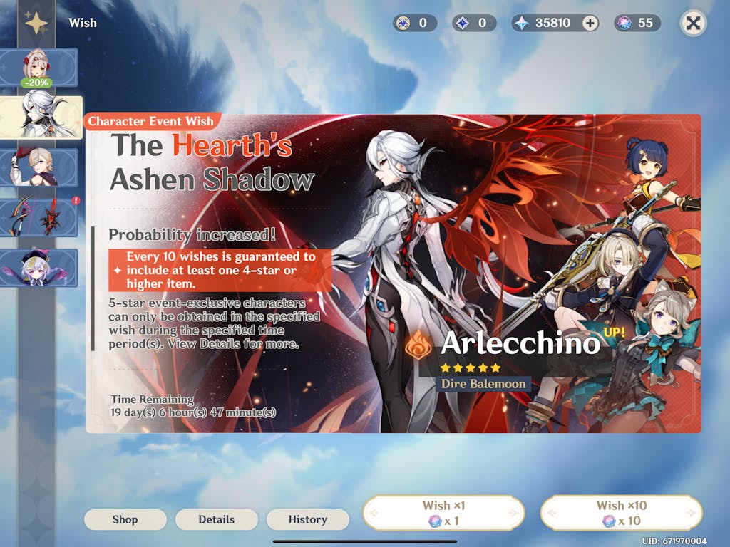 Genshin Impact Wishes Starter Account (America) – Genshin Accounts