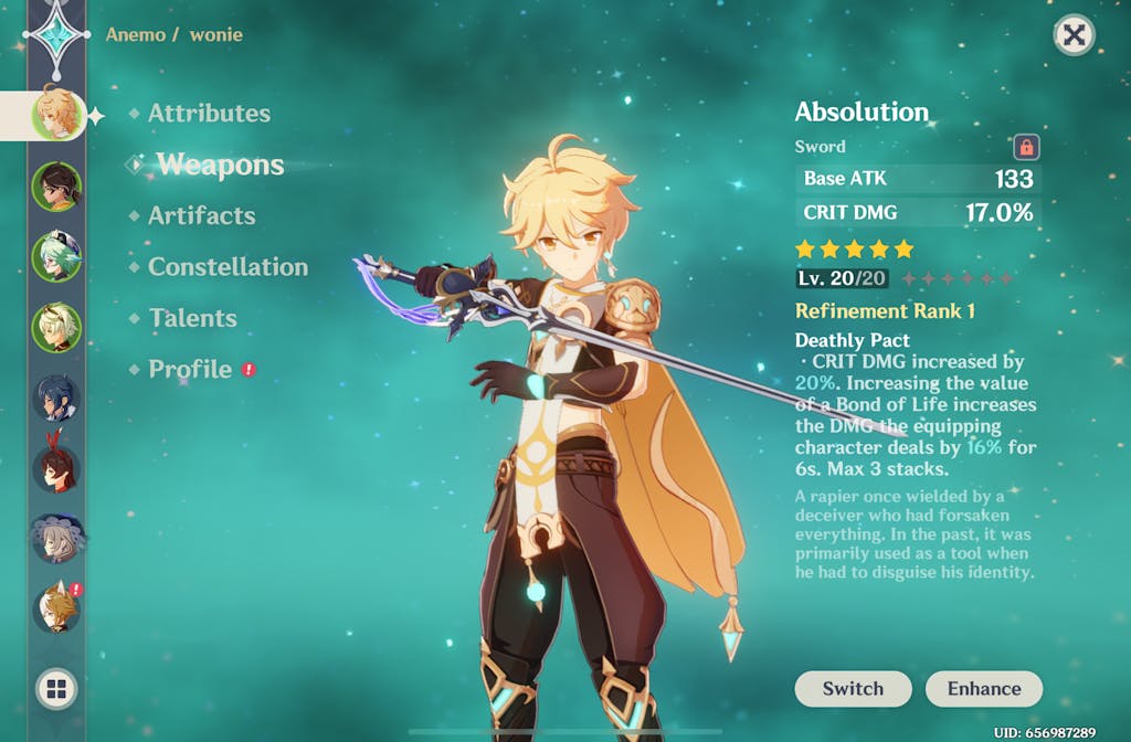 Genshin Impact Wishes Starter Account (America) – Genshin Accounts