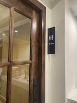 Vertical Blade Sign | Bathroom Signs | George & Willy